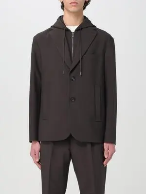 Emporio Armani Tailored Jacket With Hood - Green