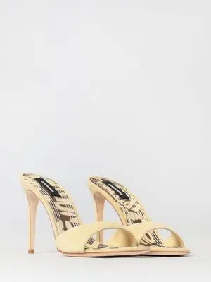 Dsquared2 Suede Mules - Yellow