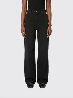 Isabel Marant Étoile High-rise Wide-leg Jeans - Black
