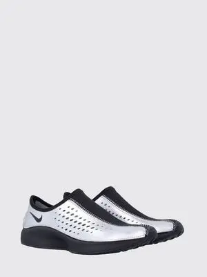 Nike Superfly Moc Slip-on Sneakers In Laminated Leather - Silver
