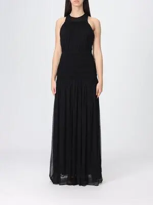 TWINSET Long Viscose Dress - Black