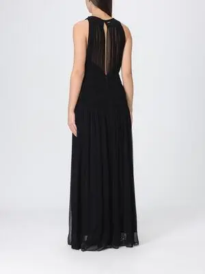 TWINSET Long Viscose Dress - Black