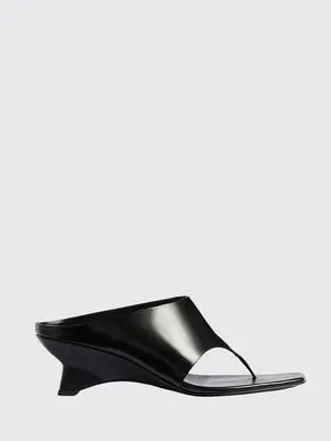 Khaite Marlow Brushed Mules - Black