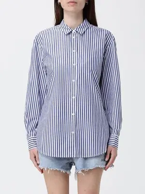 MC2 SAINT BARTH Cotton Shirt Blue