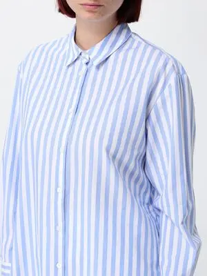 MC2 SAINT BARTH Cotton Shirt - Gnawed Blue