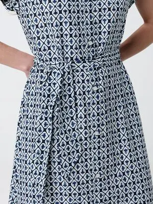 Woolrich Printed Cotton Blend Shirtdress