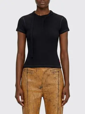DIESEL® T-iaras T-shirt In Jersey - Black