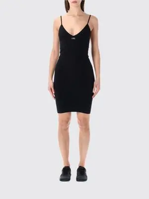 MAISON MARGIELA Mini Dress In Cotton Blend - Black