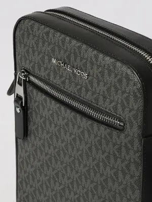 Michael Kors Varick Coated Cotton Bag With All Over Mk Monogram