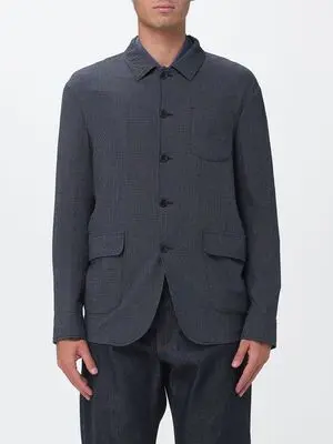 Emporio Armani Textured Jacket - Blue