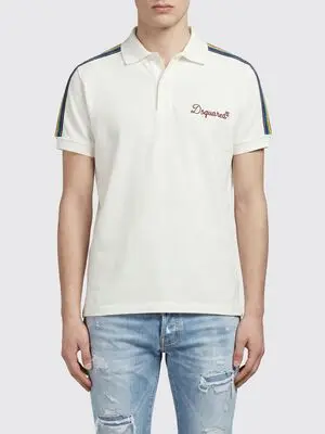 Dsquared2 Cotton Polo Shirt With Logo - White