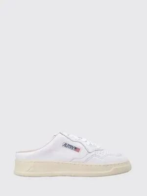 AUTRY Medalist Mule Sabot Sneakers In Smooth Sheepskin Leather - White