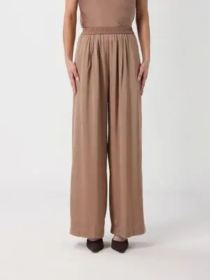 FORTE_FORTE Wide Leg Trousers - Walnut