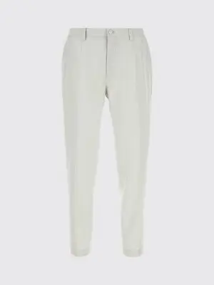 Dolce & Gabbana Slim Fit Virgin Wool Pants - Beige