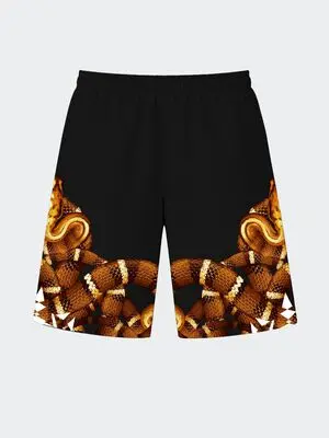 COUNTY OF MILAN Graphic Print Cotton Shorts