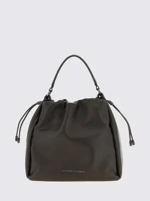 Brunello Cucinelli Leather Bucket Bag - Brown