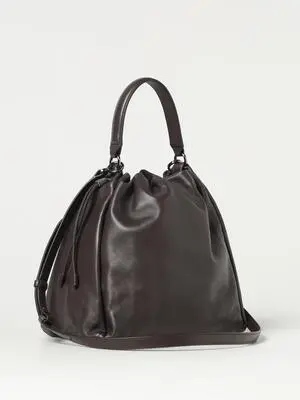 Brunello Cucinelli Leather Bucket Bag - Dark