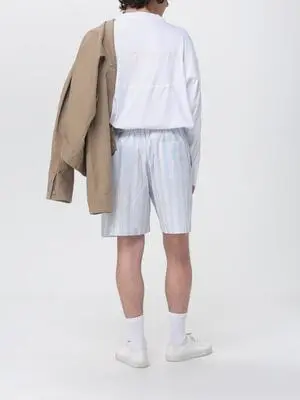 Jacquemus Striped Cotton Shorts