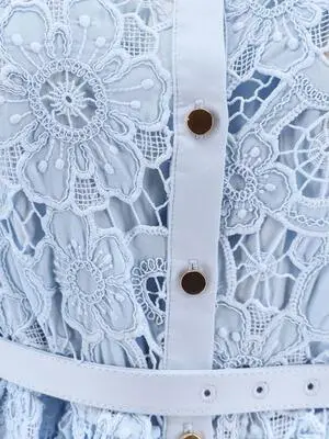 SELF-PORTRAIT Lace Chemisier Dress