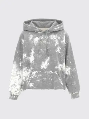 MAISON MARGIELA Cotton Tie-dye Hoodie With Numeric Logo