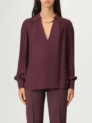 Elisabetta Franchi Top Colour - Wine