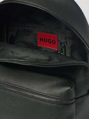 Hugo Hammered Faux Leather Backpack