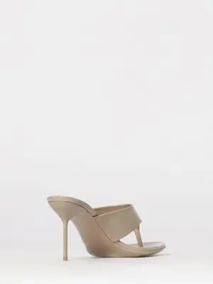 Paris Texas Lidia Patent Leather Mules - Grey
