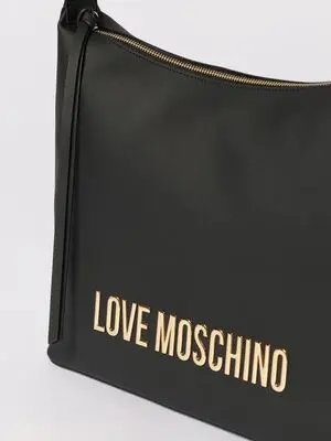 Moschino Faux Leather Logo Bag