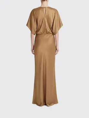 Norma Kamali Satin Long Dress