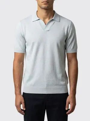Tagliatore Cotton And Linen Polo Shirt - Green