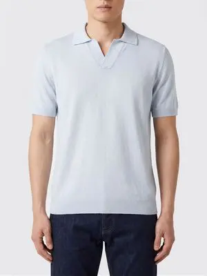 Tagliatore Cotton And Linen Polo Shirt - White
