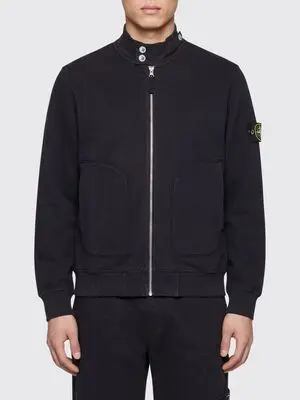Stone Island Cotton Sweatshirt - Black