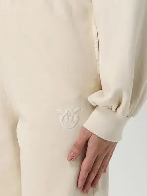 Pinko Wide Leg Trousers - Cream
