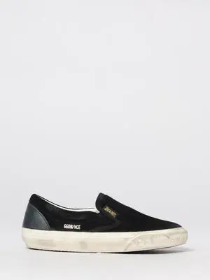GOLDEN GOOSE Vce Penstar Used Suede Sneakers - Black