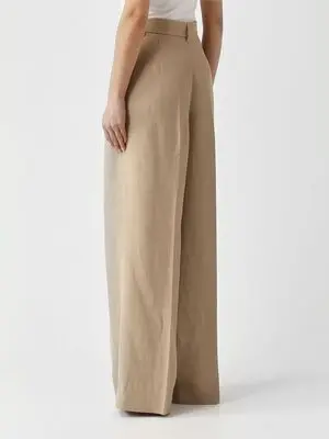 FAY Palazzo Trousers In Viscose Gabardine