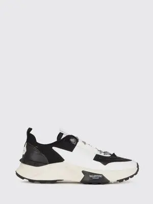 Valentino Garavani True Act Leather And Rubberized Fabric Sneakers - Multicolor