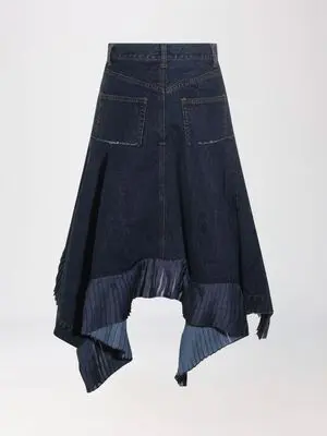 Sacai Cotton Denim Skirt