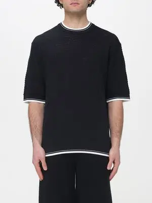 LANEUS Basic Cotton T-shirt - Black
