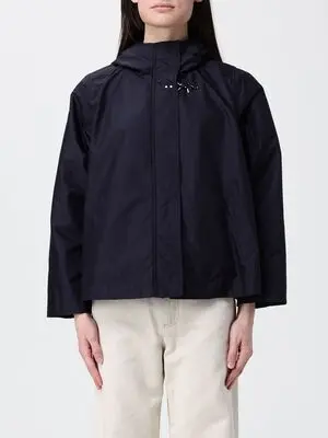 FAY Hooded Parka In Technical Poplin - Blue