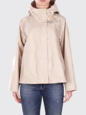 FAY Hooded Parka In Technical Poplin - Sand