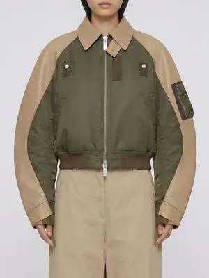 Sacai Nylon Bomber Jacket - Kaki