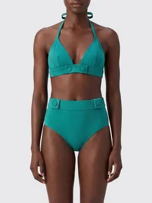 ERES Stretch Polyamide Bikini Top - Green