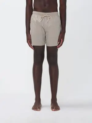 BOSS Nylon Swim Shorts With Drawstring - Beige