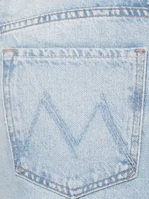 MOTHER Wide Leg Cotton Denim Jeans