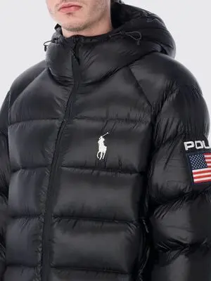 Polo Ralph Lauren Quilted Padded Nylon Down Jacket - Black