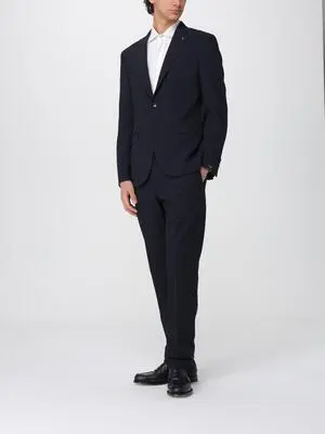 MANUEL RITZ Single-breasted Suit In Wool Blend