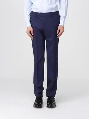 MANUEL RITZ Single-breasted Suit In Wool Blend - Blue