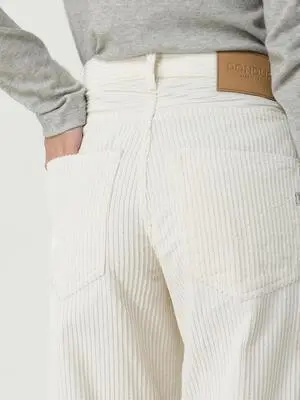 DONDUP Corduroy Trousers - Cream