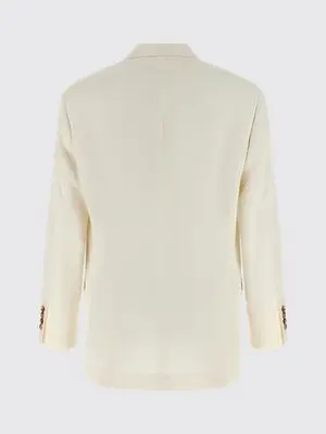 Brunello Cucinelli Silk And Linen Double-breasted Blazer