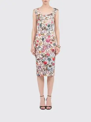Roberto Cavalli Printed Jersey Midi Dress